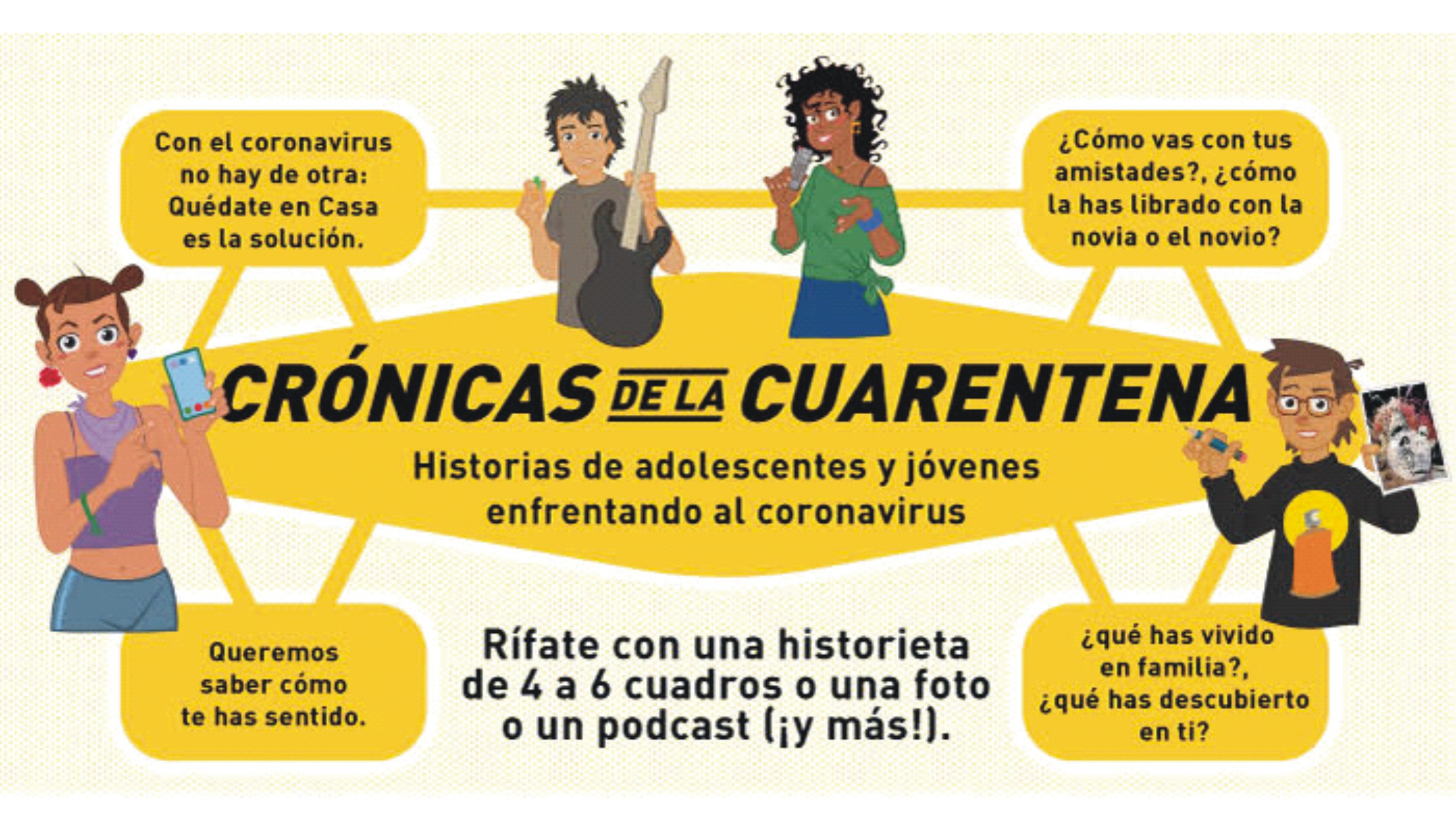 Consulta "Crónicas de la Cuarentena" para adolescentes y jóvenes ...