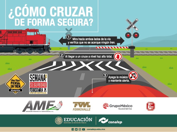 2nda edición de la Semana de Seguridad Vial ferroviaria en México ...